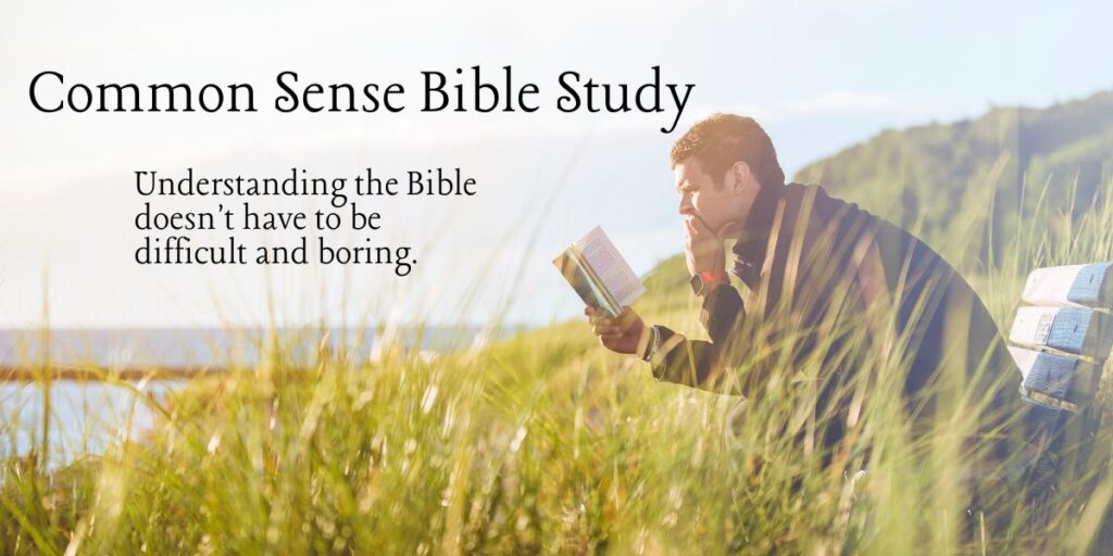 Common Sense Bible Study - American Torah