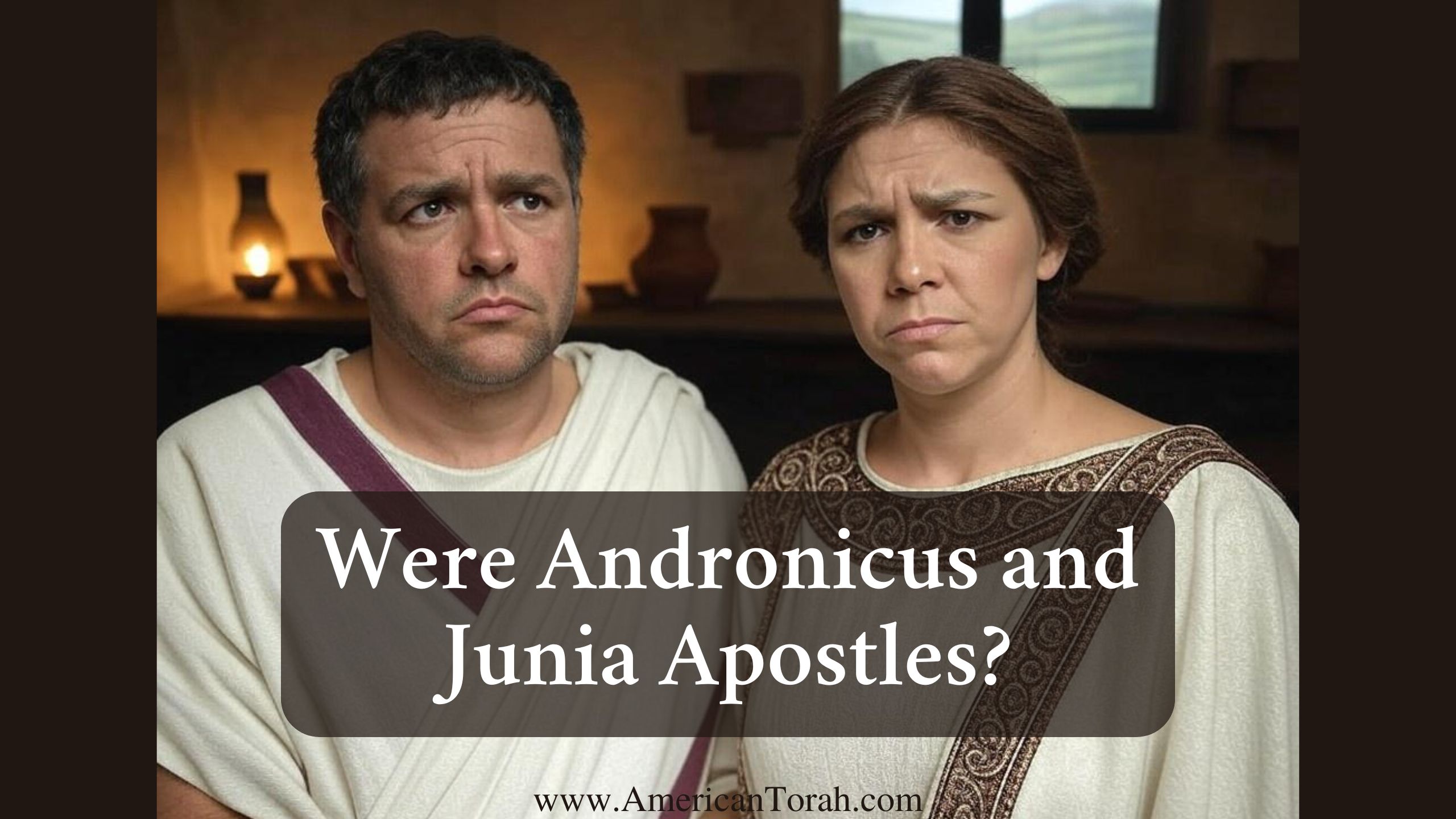 Were Andronicus and Junia Apostles? - American Torah